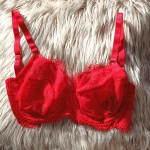 ASOS | Intimates & Sleepwear | Nwot Asos Fuller Bust Frankie Red Lace ...